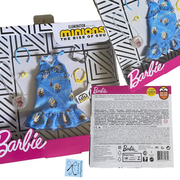 Barbie | Toys | Barbie X Minions Rise Of Gru Minion Teddy Bear Dress ...